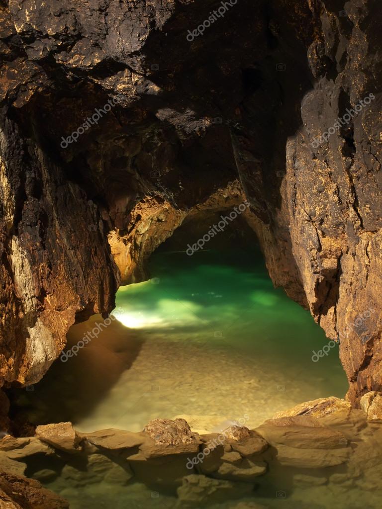Lake in cave Stock Photo by ©biletskiy_e 20069409