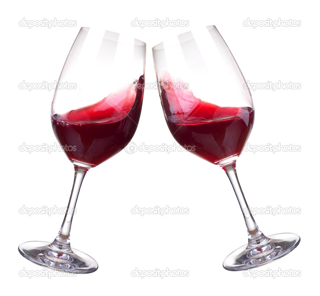 Two glasses of wine — Stock Photo © biletskiy_e #35751199