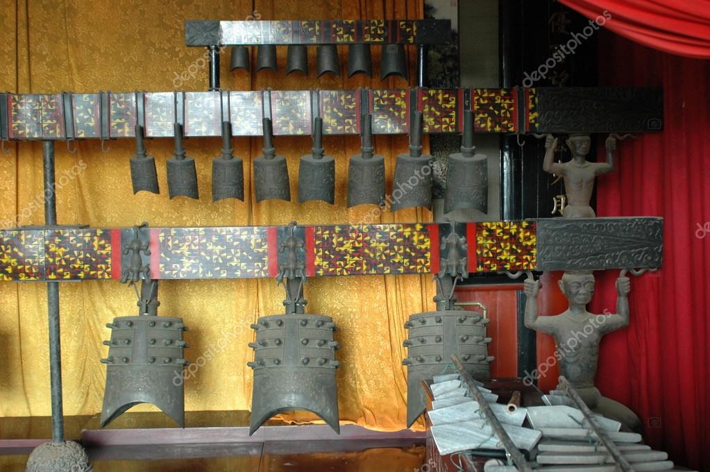 Chinese bells in temple — Stock Photo © bartekchiny #19335679