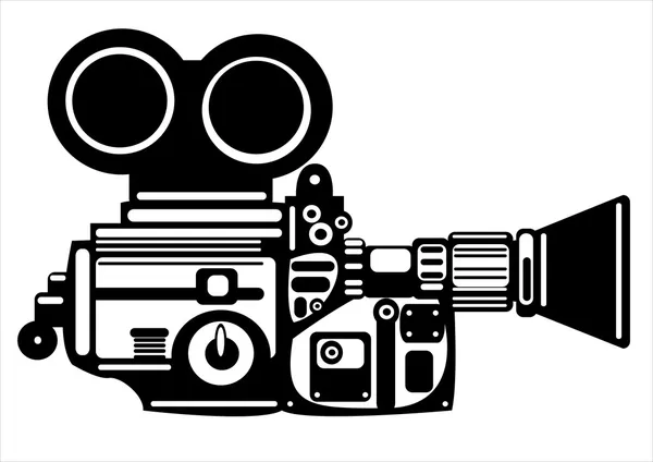 Vintage Video Camera Logo for movie or cinema project Stock Vector ...