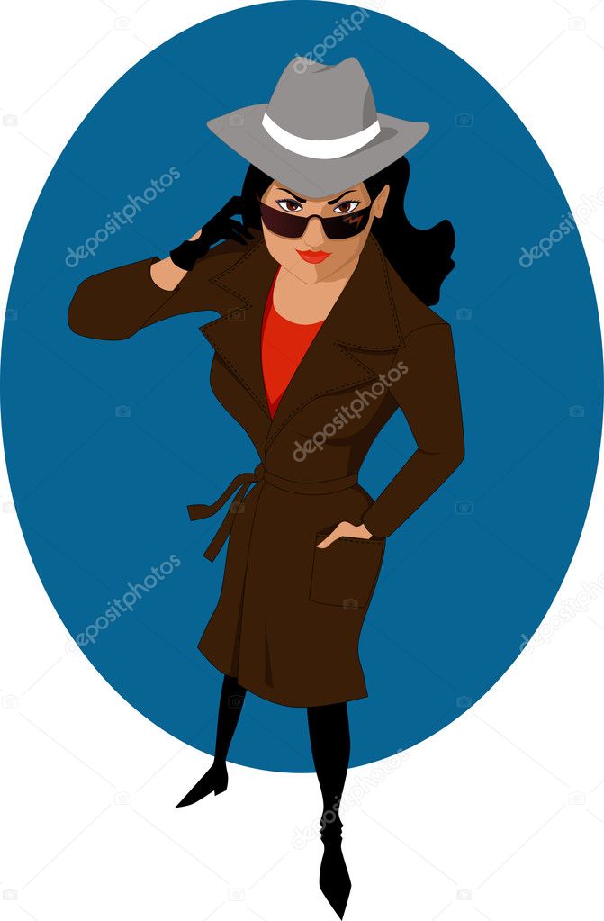 Female secret agent Stock Illustration by ©Aleutie #36709695 Female secret agent Stock Illustration by ©Aleutie #36709695