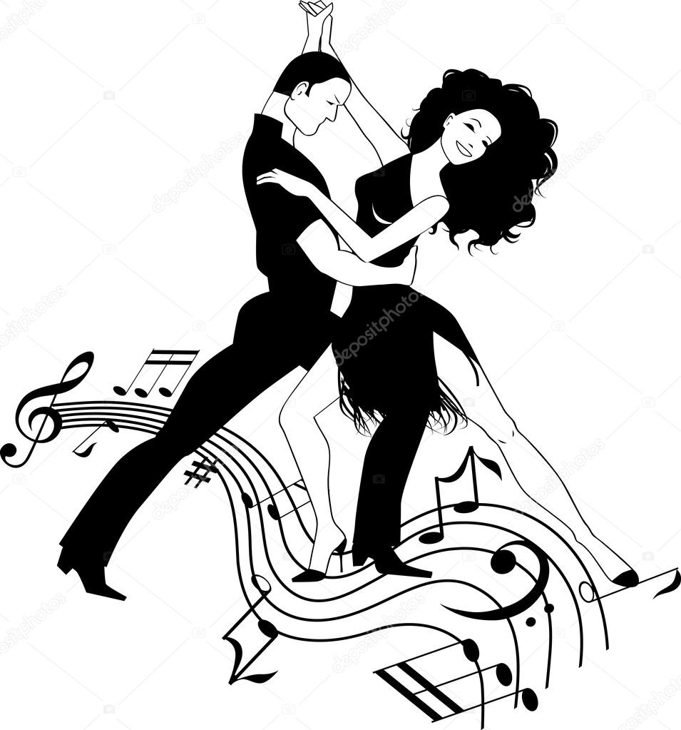 Música de salsa — Vector de stock © Aleutie #50956089