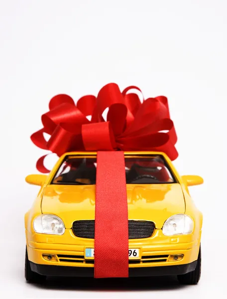 Car with red ribbon Stock Photos, Royalty Free Car with red ribbon ...