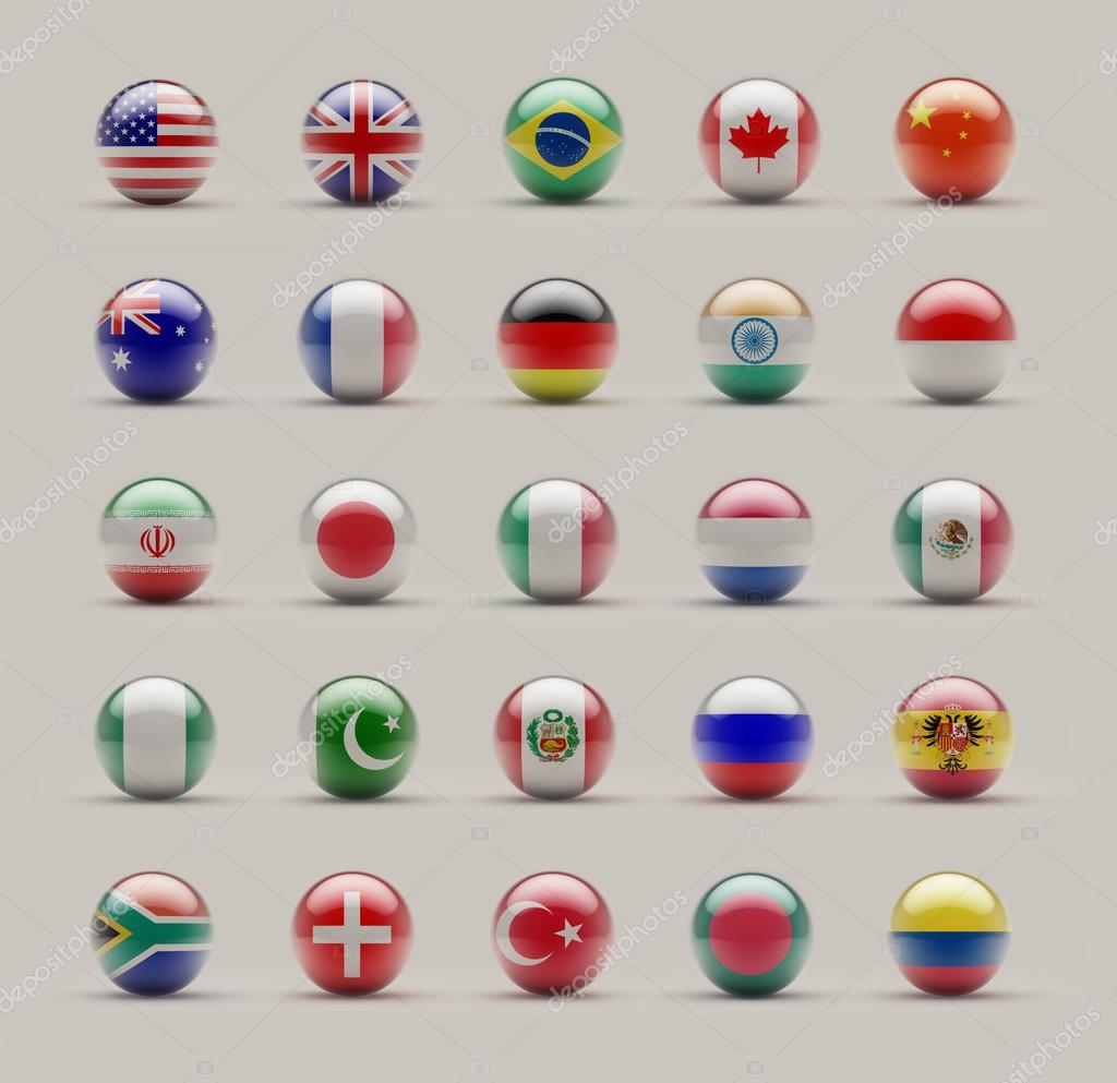 Sphere Flags — Stock Photo © eabff #18943827