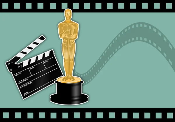 Oscar Statuate Clipart