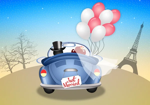 Just married car Stock Photos, Royalty Free Just married car Images ...