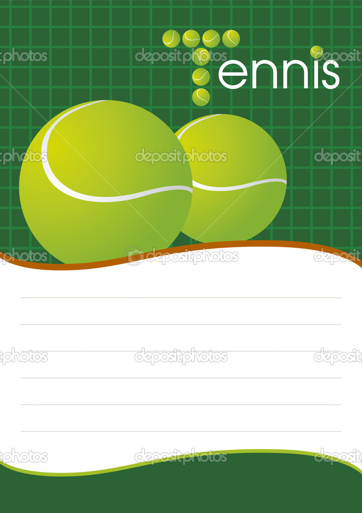 Tennis background design Stock Vector Image by ©Myimagine #19252141