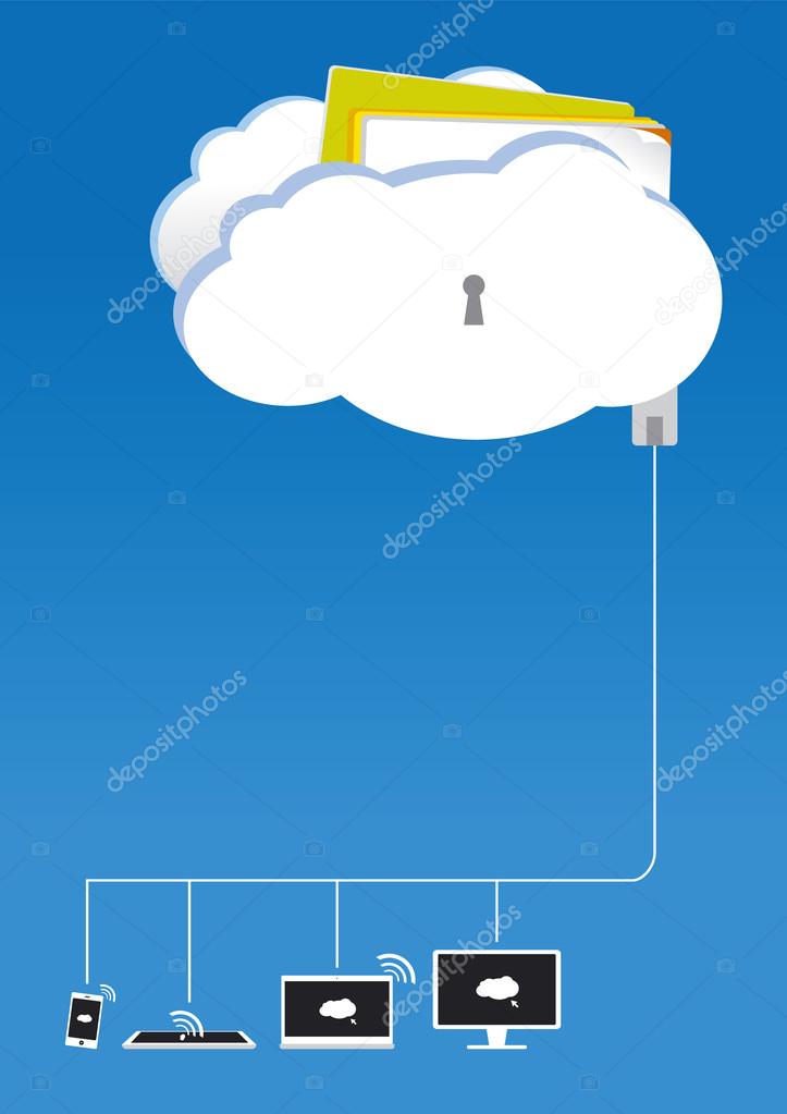 Cloud computing concept design Stock Vector Image by ©Myimagine #24903405