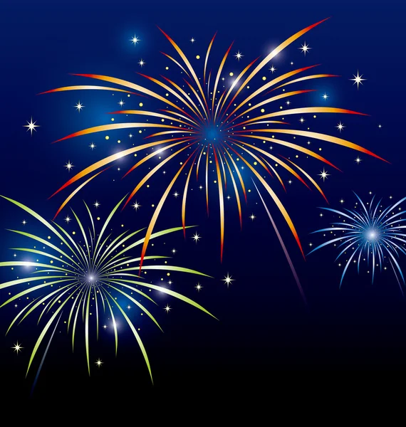 Firework design on white background Stock Vector by ©Myimagine 58589017