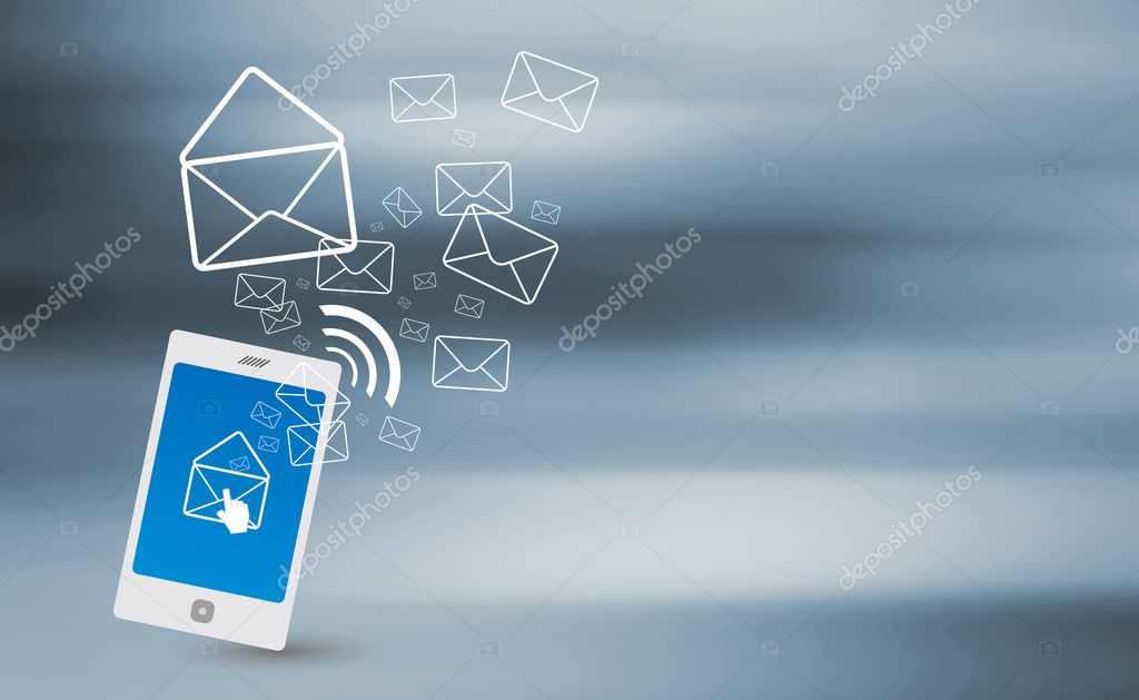 Sending SMS — Stock Photo © Myimagine #35225655