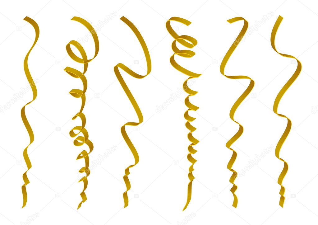 Set of gold ribbons design Stock Vector Image by ©Myimagine #50224167