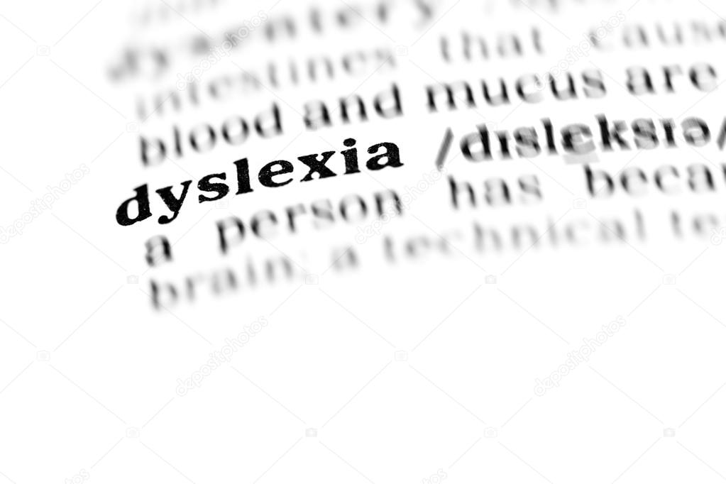 Dyslexia word dictionary — Stock Photo © lambroskazan #19644359