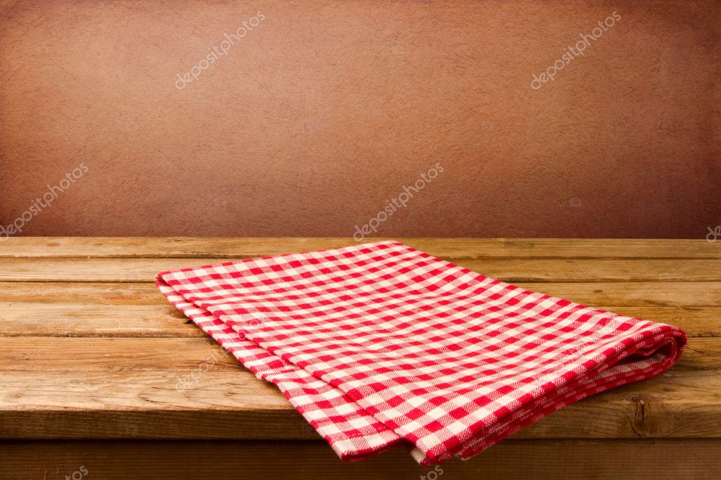 Retro background with wooden table Stock Photo by ©maglara 19972033