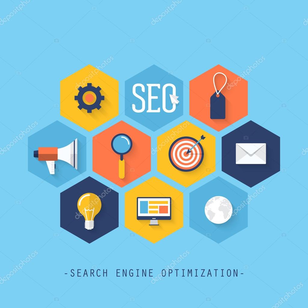 Infographics of website SEO optimization — Stock Vector © maglara #48872949