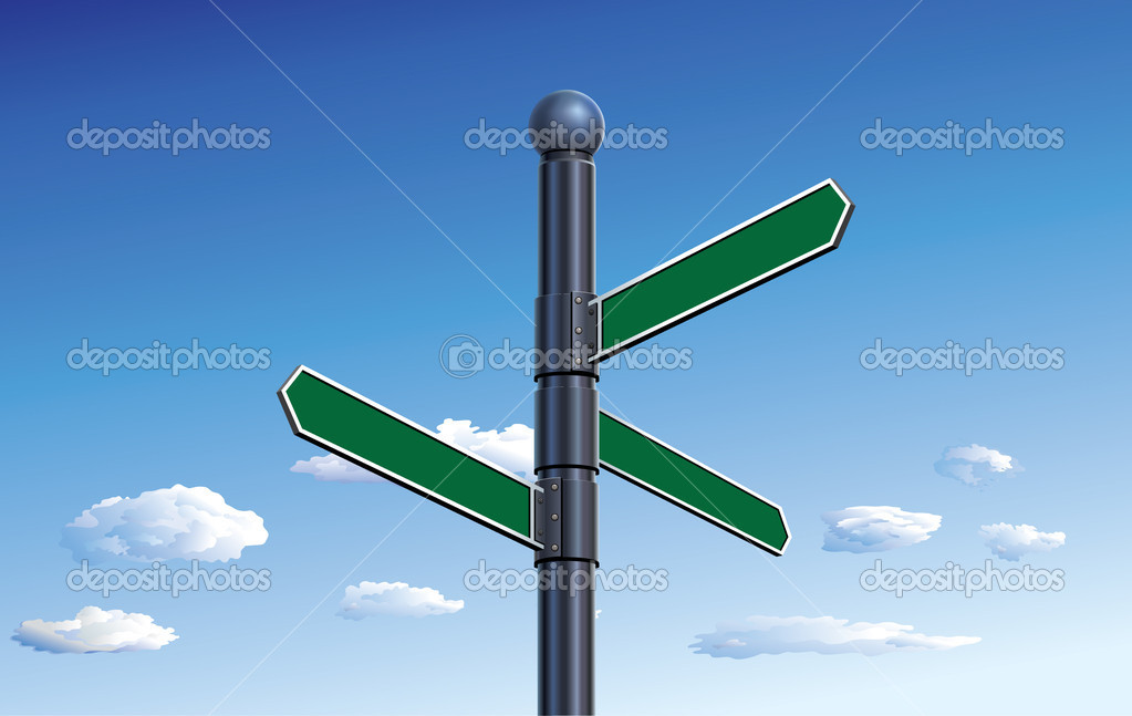 Signpost Stock Vector Image by ©kvadrat1 #21503867