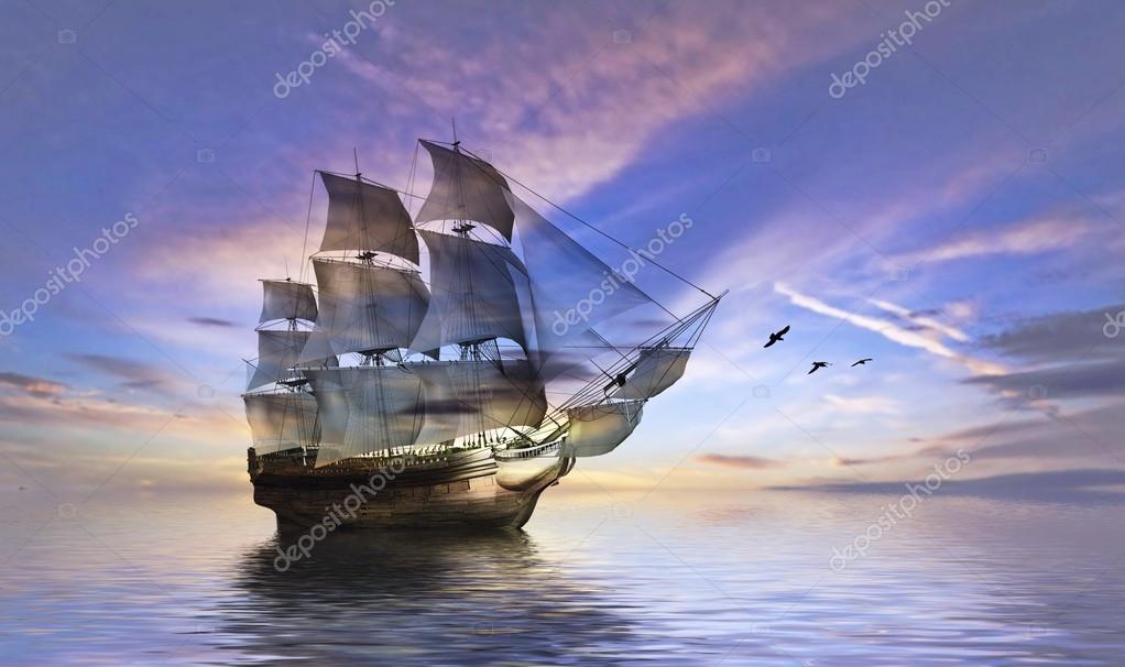 Ship on sea — Stock Photo © jeneva86 #51621389