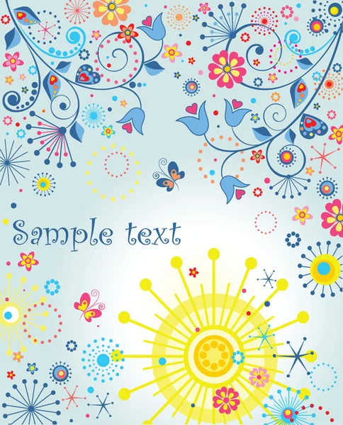 Summery background Vector Art Stock Images | Depositphotos