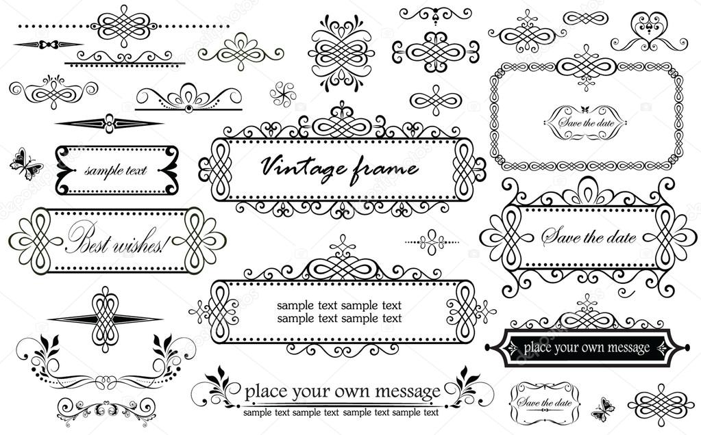 Vintage headers Stock Vector by ©antonovaolena 19714981
