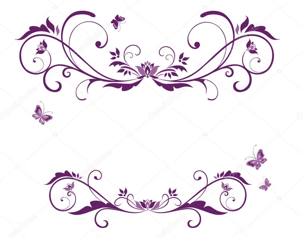 Beautiful violet frame — Stock Vector © antonovaolena #20013257