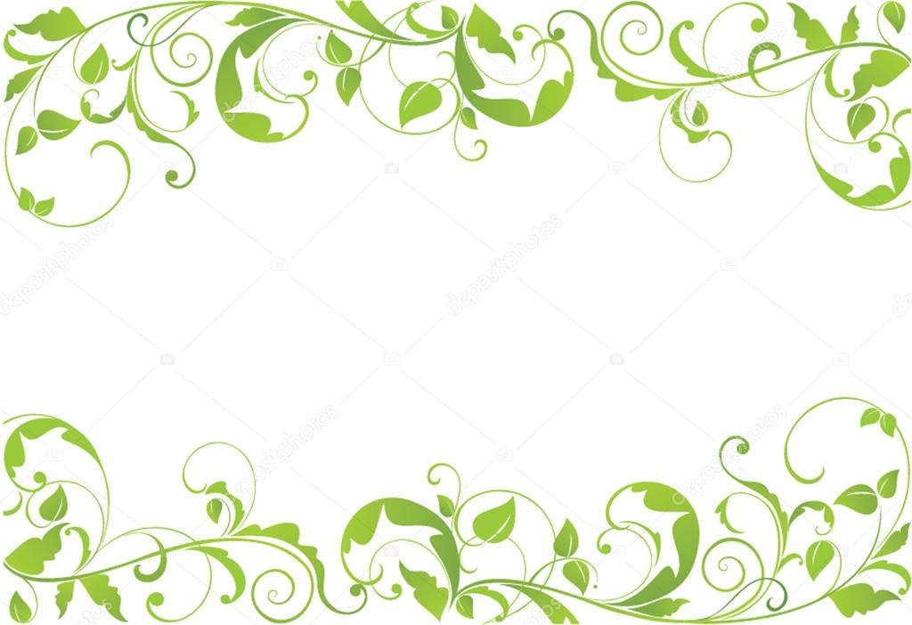 Green border Stock Vector by ©antonovaolena 21227169