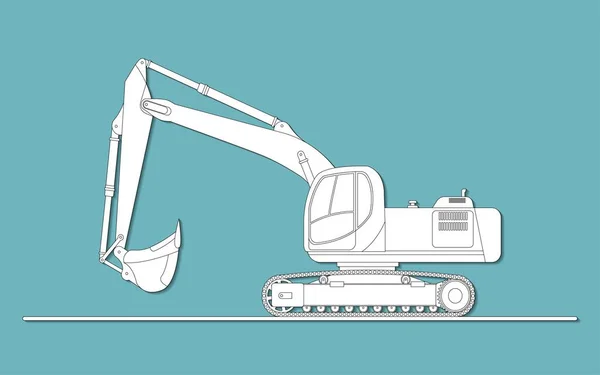 11,447,066 Contour of excavator Vector Images | Depositphotos
