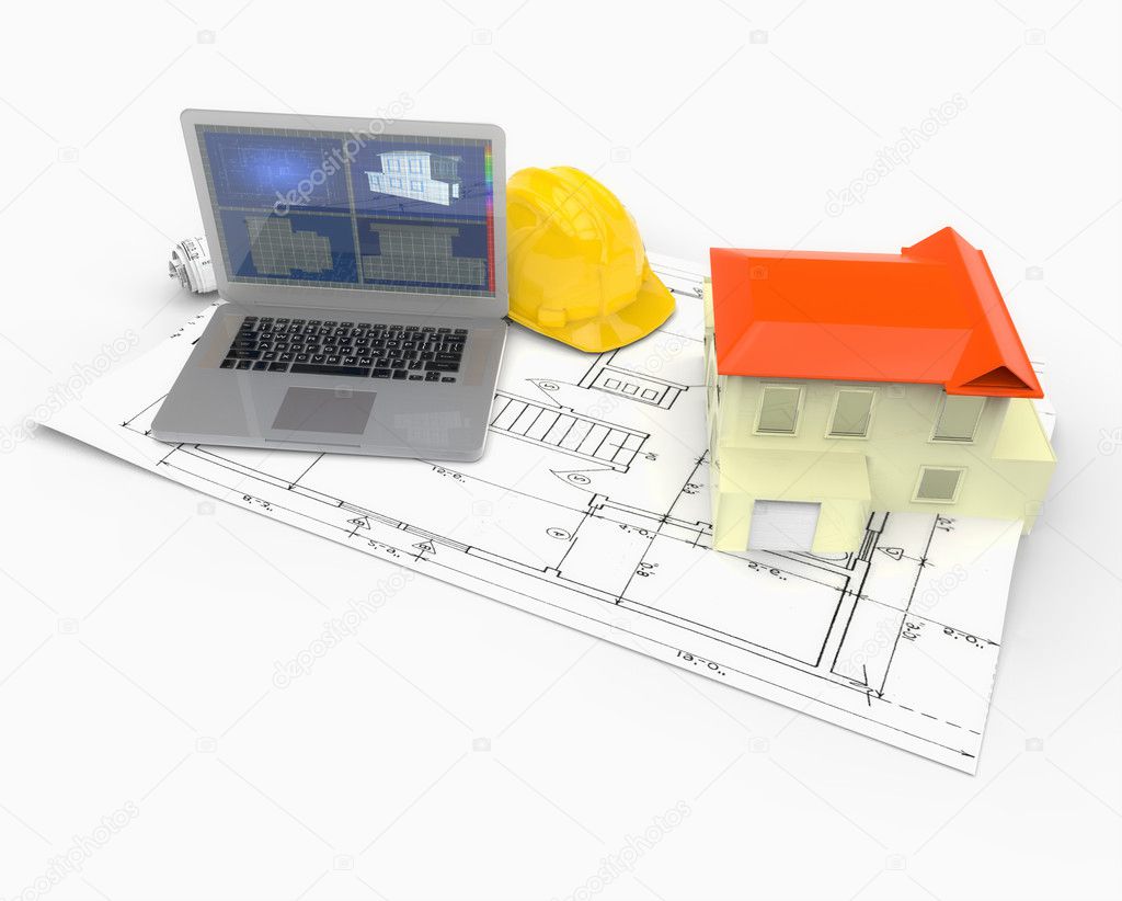 House made by computer — Stock Photo © Giovanni_Cancemi #26464545