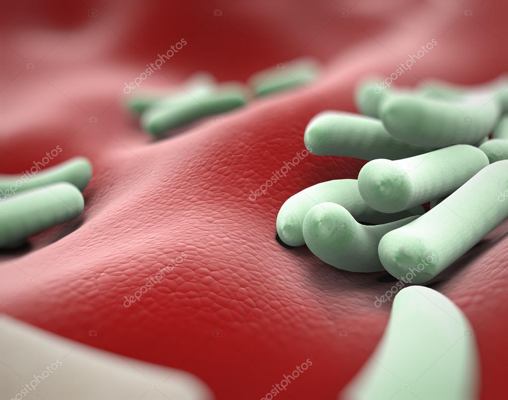 Bacteria Microscopic View — Stock Photo © Giovanni_Cancemi #32195909