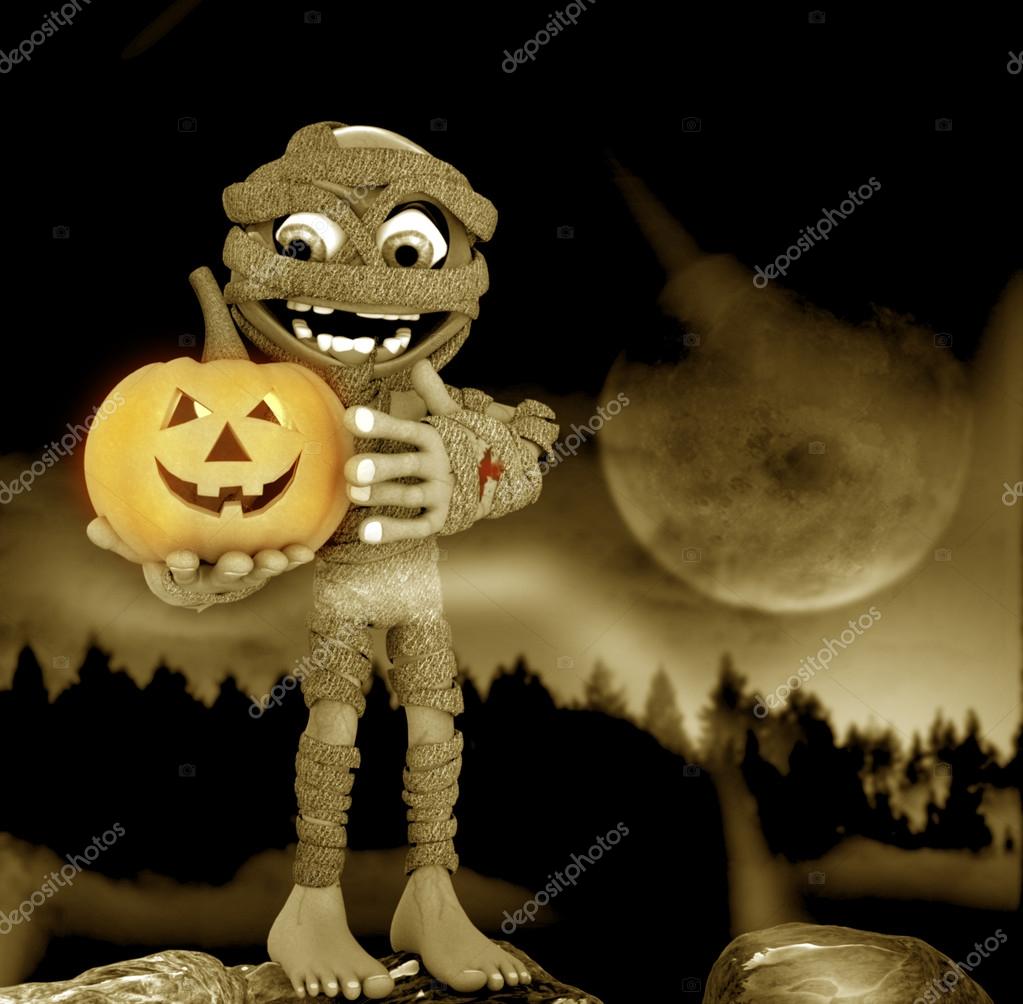 Halloween Party with mummy — Stock Photo © Giovanni_Cancemi #32544449