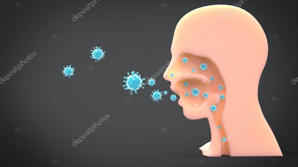 Virus in the Human Body — Stock Photo © Giovanni_Cancemi #39387555