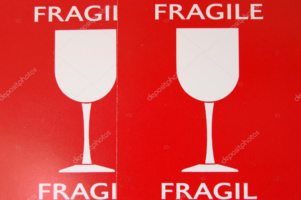 Label fragile — Stock Photo © Alexeybykov #46776577
