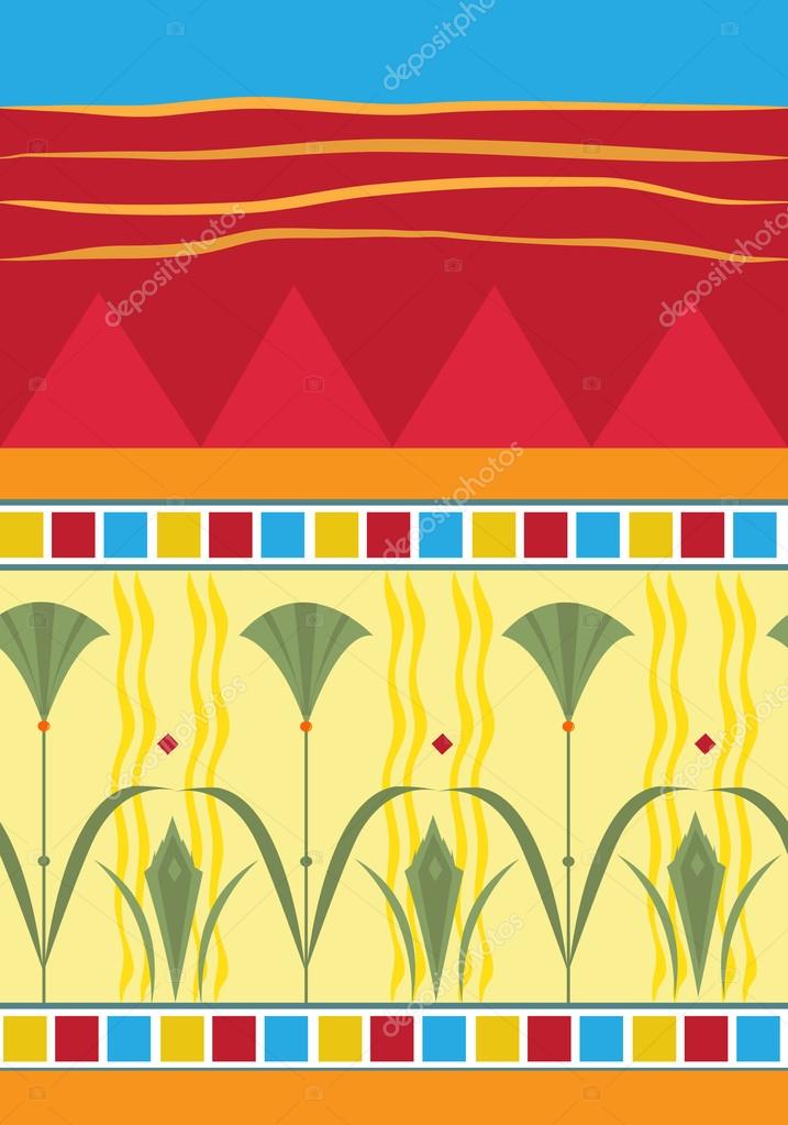 Papyrus Pattern — Stock Vector © bilhagolan #22332247
