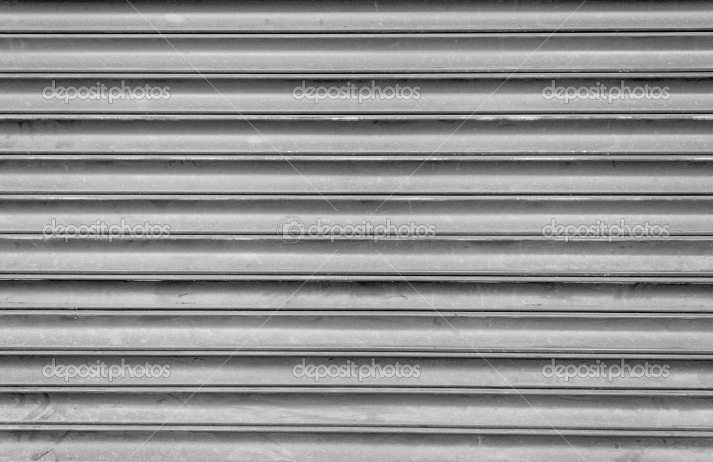 Grey Steel Shutters — Stock Photo © essentialimagem #51614567