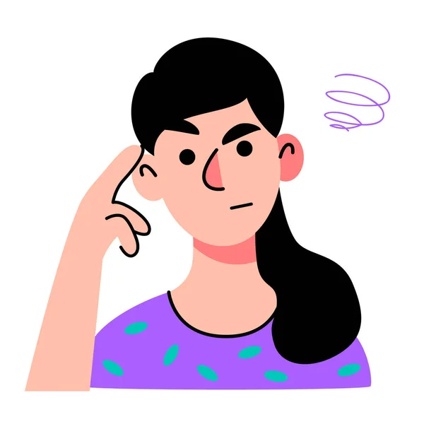 Skeptikal woman Vector Stock Images | Depositphotos