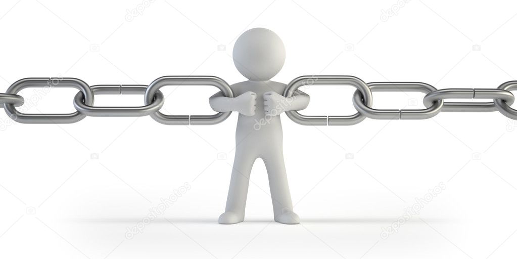 3d small - chain link — Stock Photo © Art3d #21442623