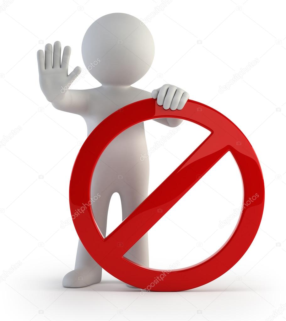 3d small - stop sign — Stock Photo #22511585