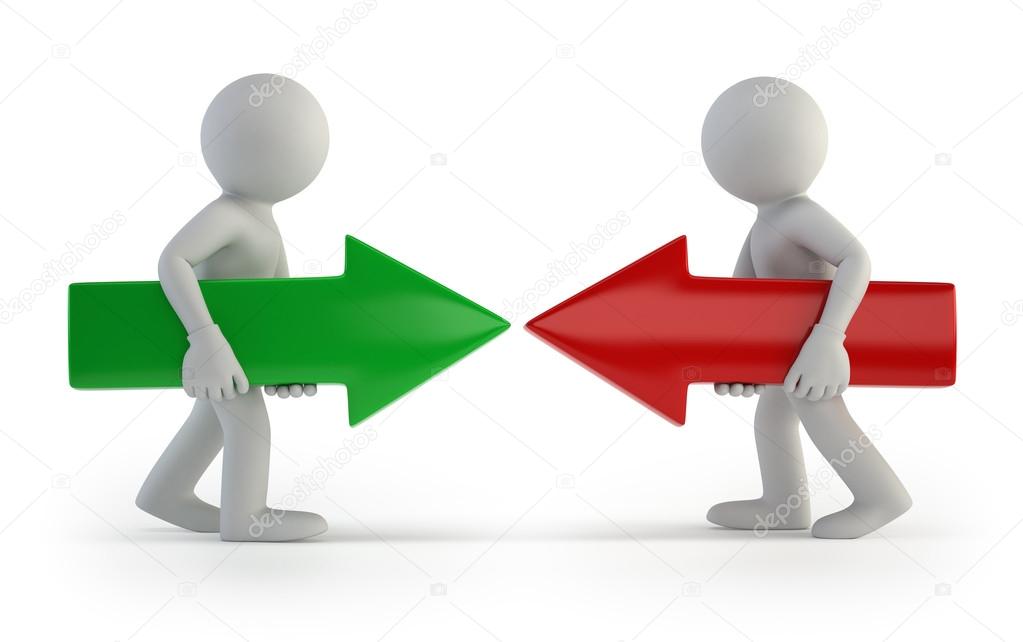 3d small people - against each other Stock Photo by ©Art3d 36656315