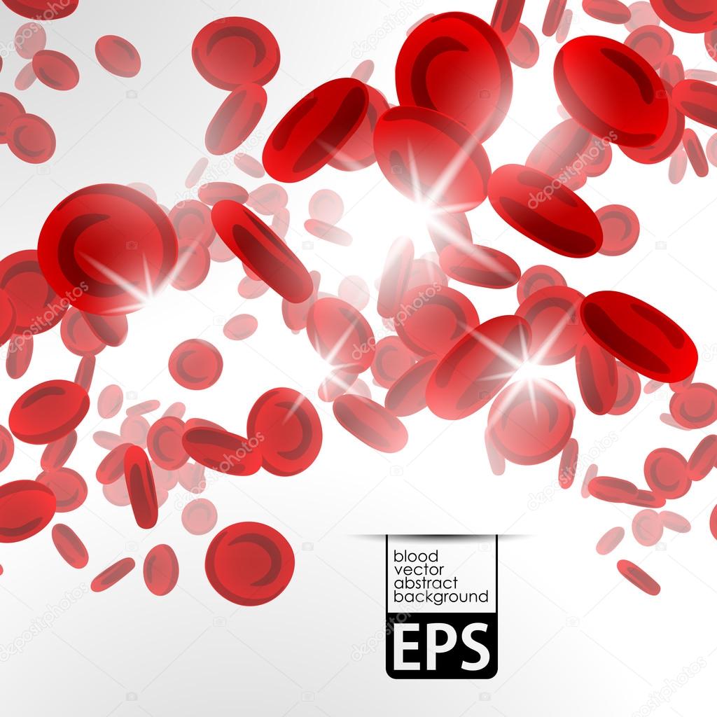 Background with red blood cells — Stock Vector © Palau83 #21025577