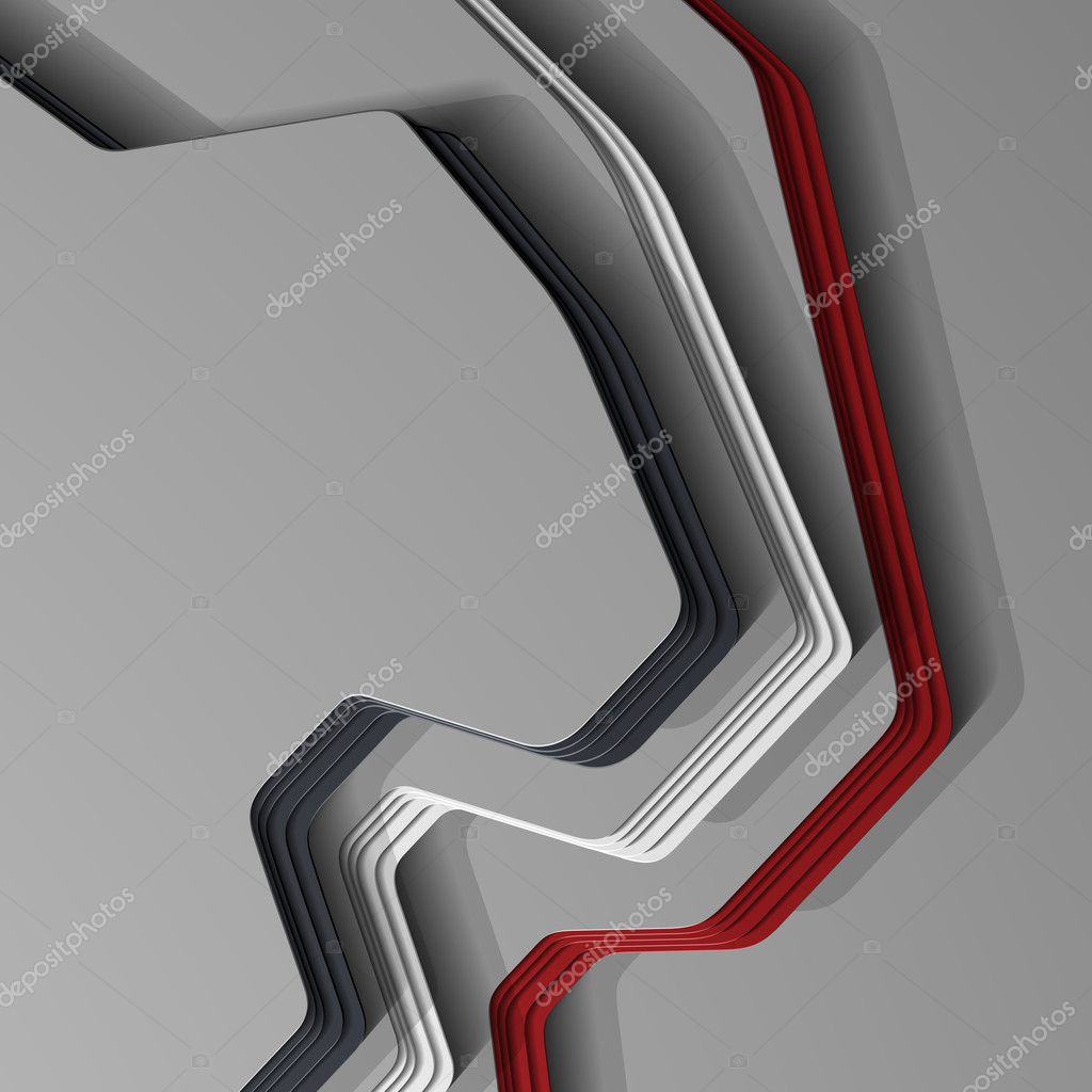 3D style, abstract background with lots of layers Stock Vector by ...