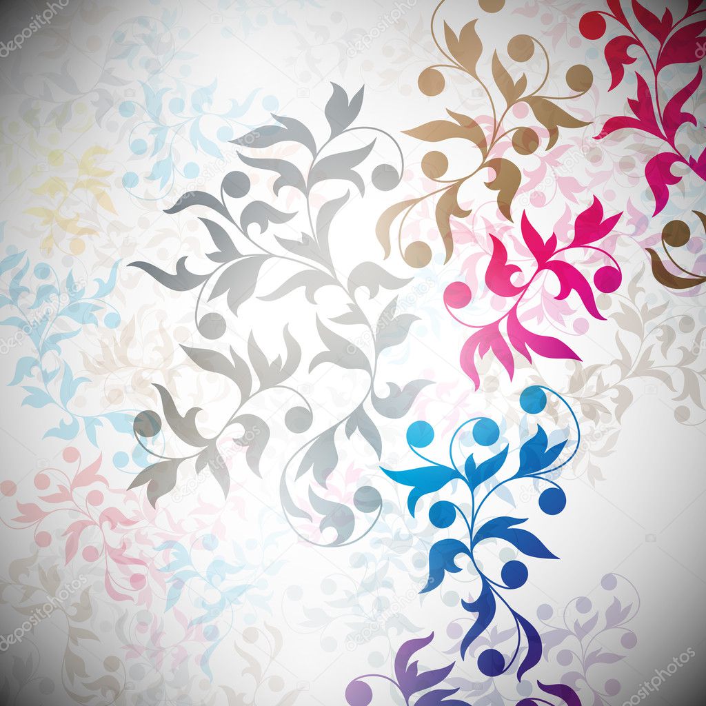 Floral design Stock Vector by ©Palau83 35342015