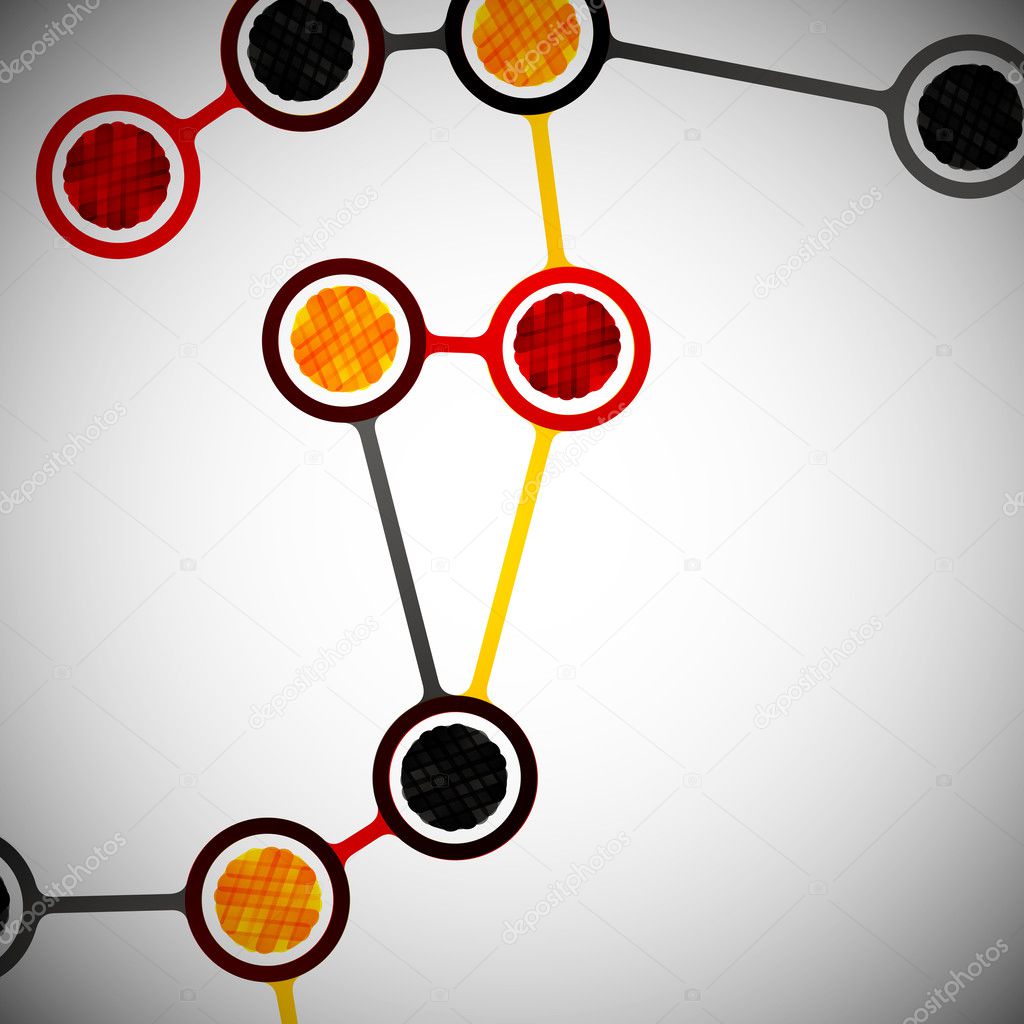 Beautiful structure of the DNA molecule Stock Vector by ©Palau83 35344665