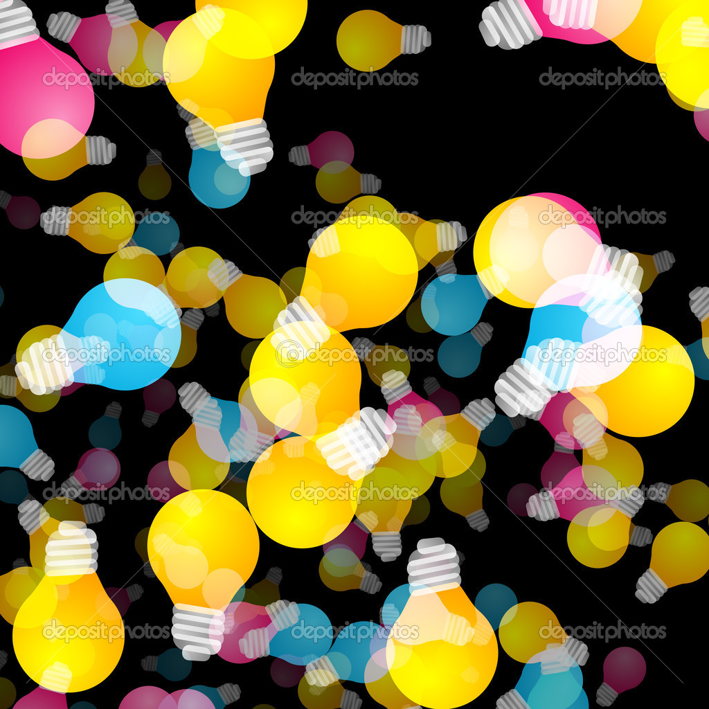 Light bulb vector background Stock Vector by ©Palau83 35345519