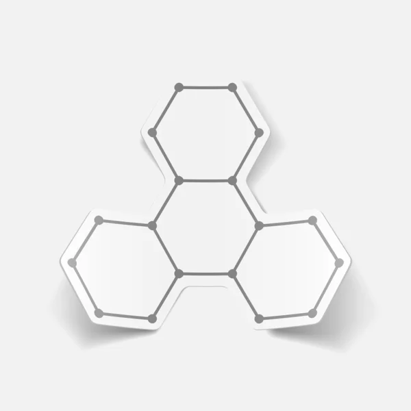 Molecular structure, sticker Stock Vector by ©Palau83 37467097