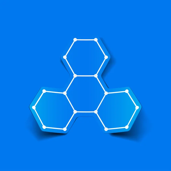 Molecular structure, sticker Stock Vector by ©Palau83 37467097