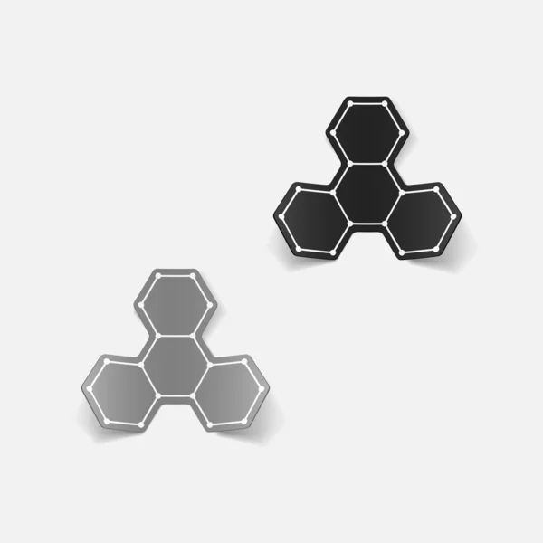 Molecular structure, sticker Stock Vector by ©Palau83 36267503