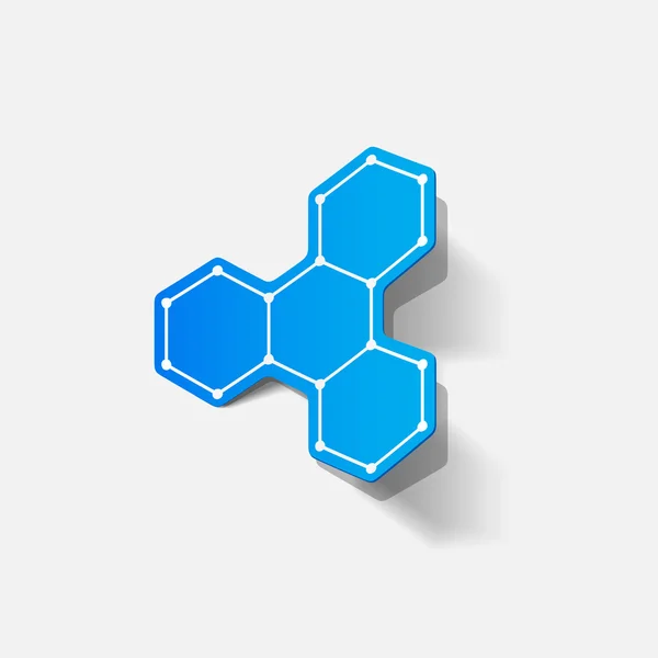 Molecular structure, sticker Stock Vector by ©Palau83 37467097