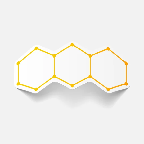 Molecular structure, sticker Stock Vector by ©Palau83 36268367