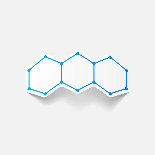 Molecular structure, sticker Stock Vector by ©Palau83 36267503