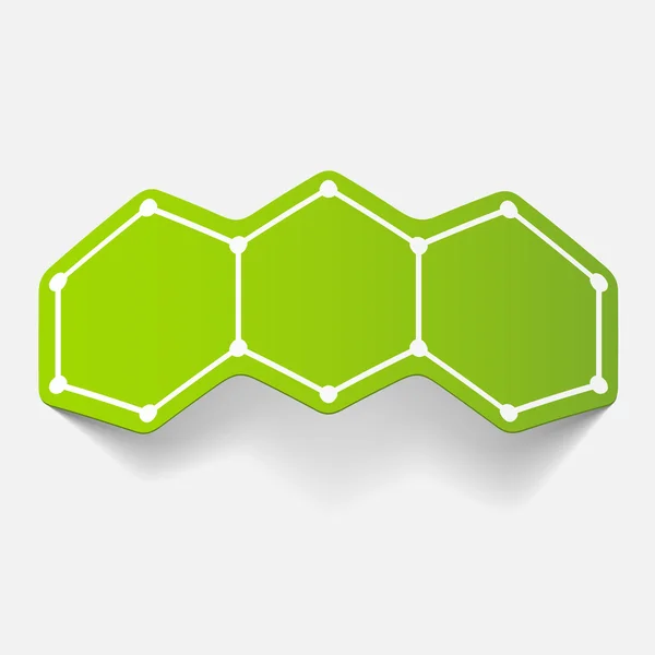 Molecular structure, sticker Stock Vector by ©Palau83 36268367