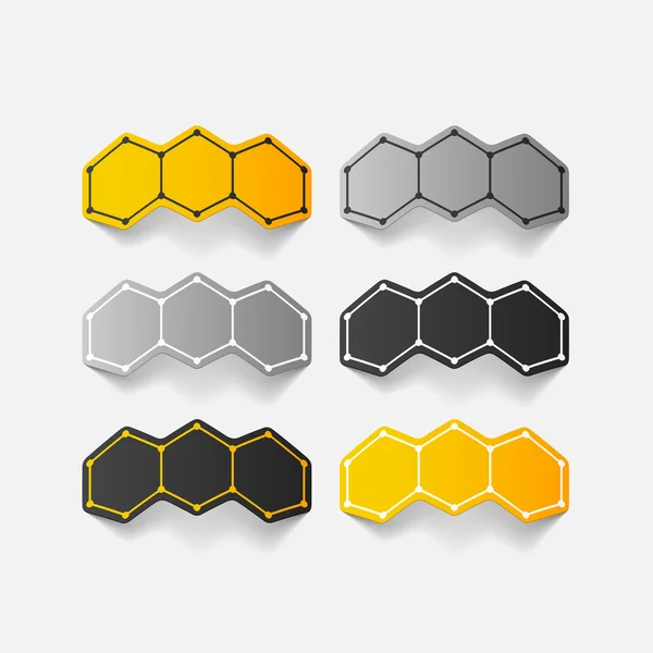 Molecular structure, sticker Stock Vector Image by ©Palau83 #36268143