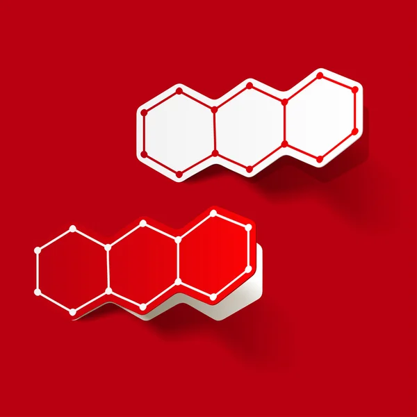 Molecular structure, sticker Stock Vector by ©Palau83 36268367